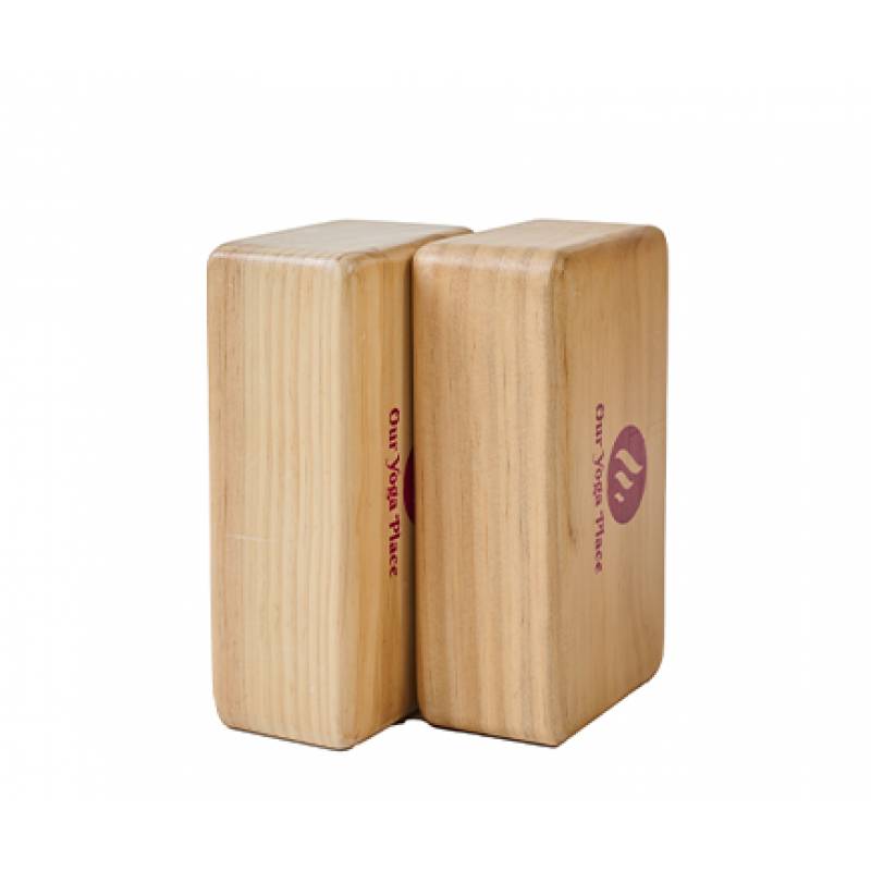 Solid Wooden Yoga Blocks (Pine)